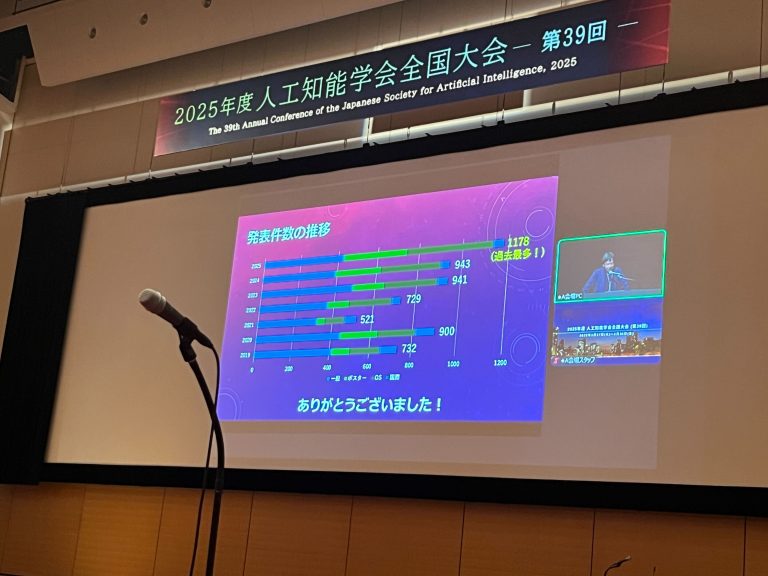 JSAI2025で3件の発表を行いました – 名古屋大学情報学研究科 東中研究室
